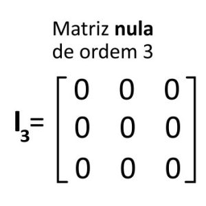 O que é matriz identidade - Matriz identidade de ordem 3